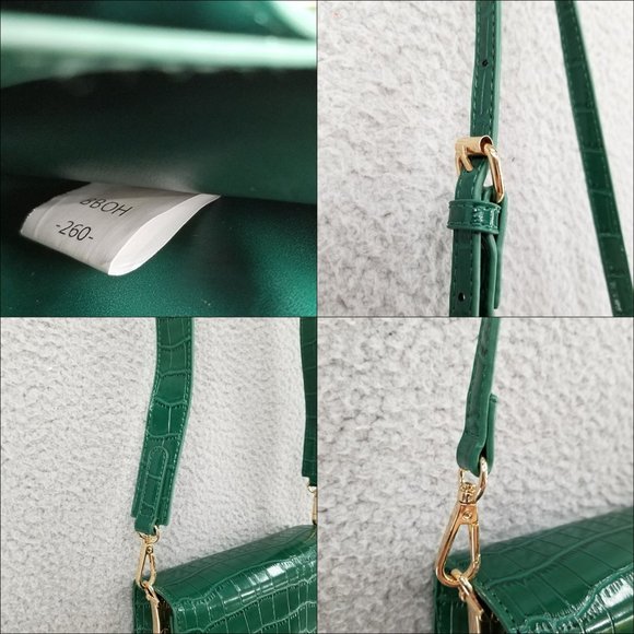 Telena | Bags | Telena Crossbody Shoulder Bag Crocodile Embossed Pu ...